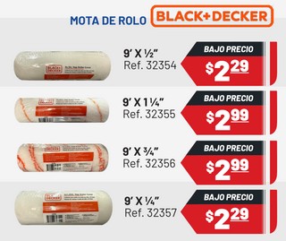 Mota de rolo black y decker - Shop.pr