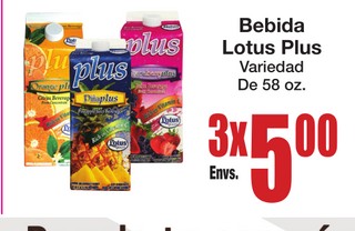 Bebida lotus plus variedad - Shop.pr