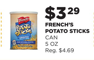 FRENCH'S POTATO STICKS CAN - Shop.pr