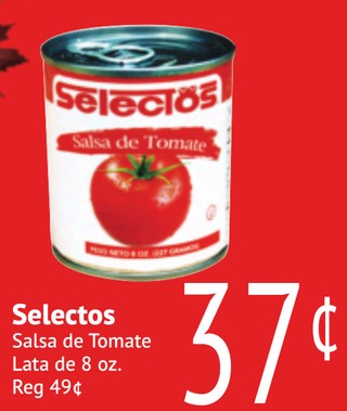 Selectos salsa de tomate - Shop.pr